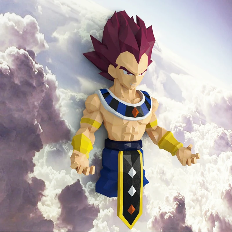 Goku Chibi Papercraft: The Ultimate 3D Paper Model for Dragon Ball Fans ...