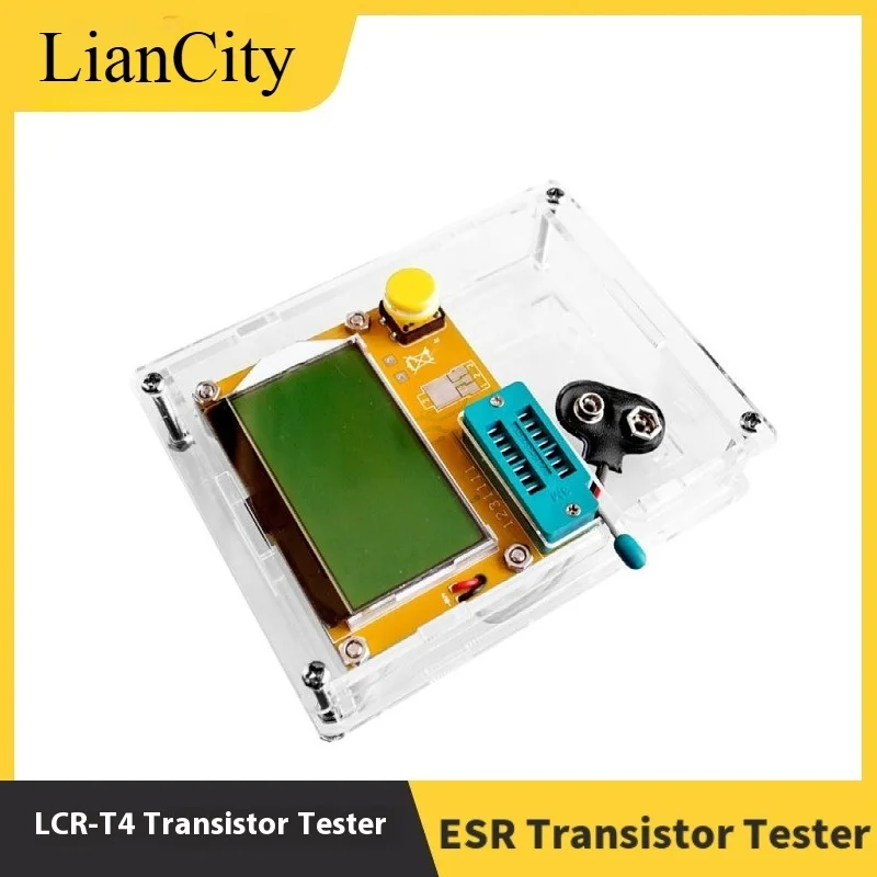 LCR-T4 Transistor Tester Graphical PCB Housing ESR Meter for Electronic ...