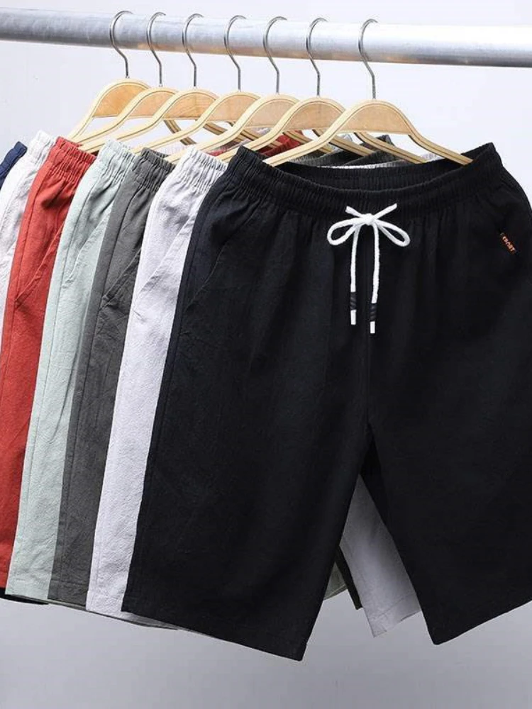 2023-New-Summer-Shorts-Men-Breathable-Thin-Style-Five-Part-Pants-100 ...