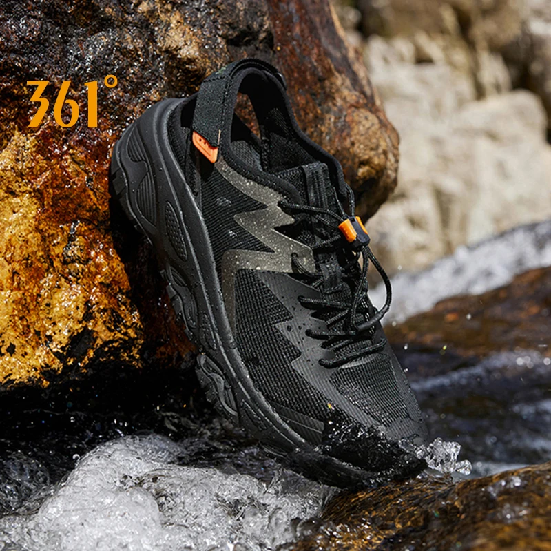 361 Degrees Outdoor Upstream Water Trekking Non-slip Shoes Breathable ...