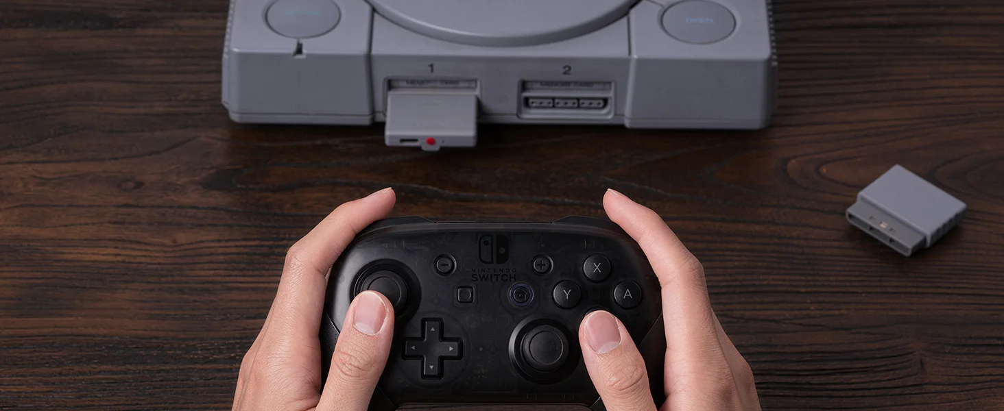 1pcs 8bitdo Récepteur Rétro Pour Ps1 Ps2 Et Windows Compatible Avec