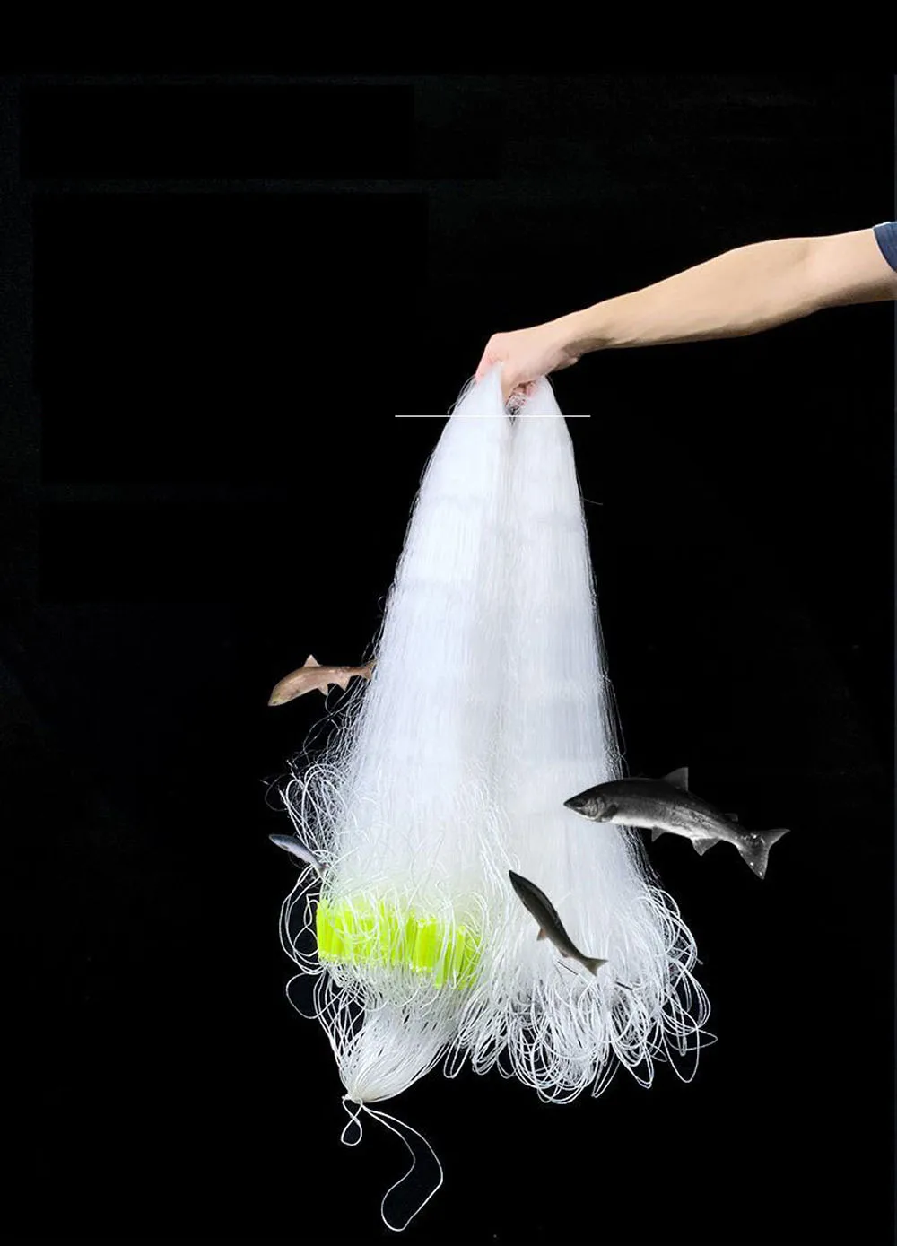 1.5m height ,15m 25m 40m 50m long ,three-layers soft white silk fishing ...