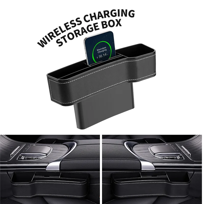 Car Seat Gap Storage Box For For Porsche 718 911 Taycan Panamera Macan ...