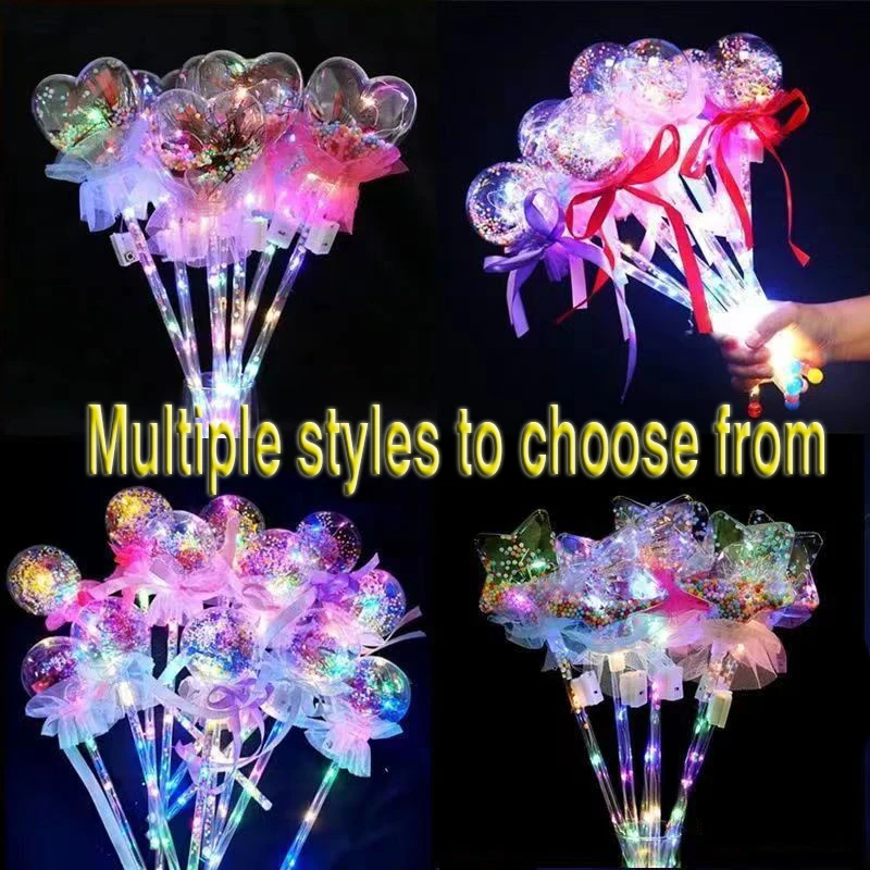 10PCS-Fairy-Stick-Wave-Ball-Magic-Stick-Sparkling-Ball-Push-Small-Gift ...
