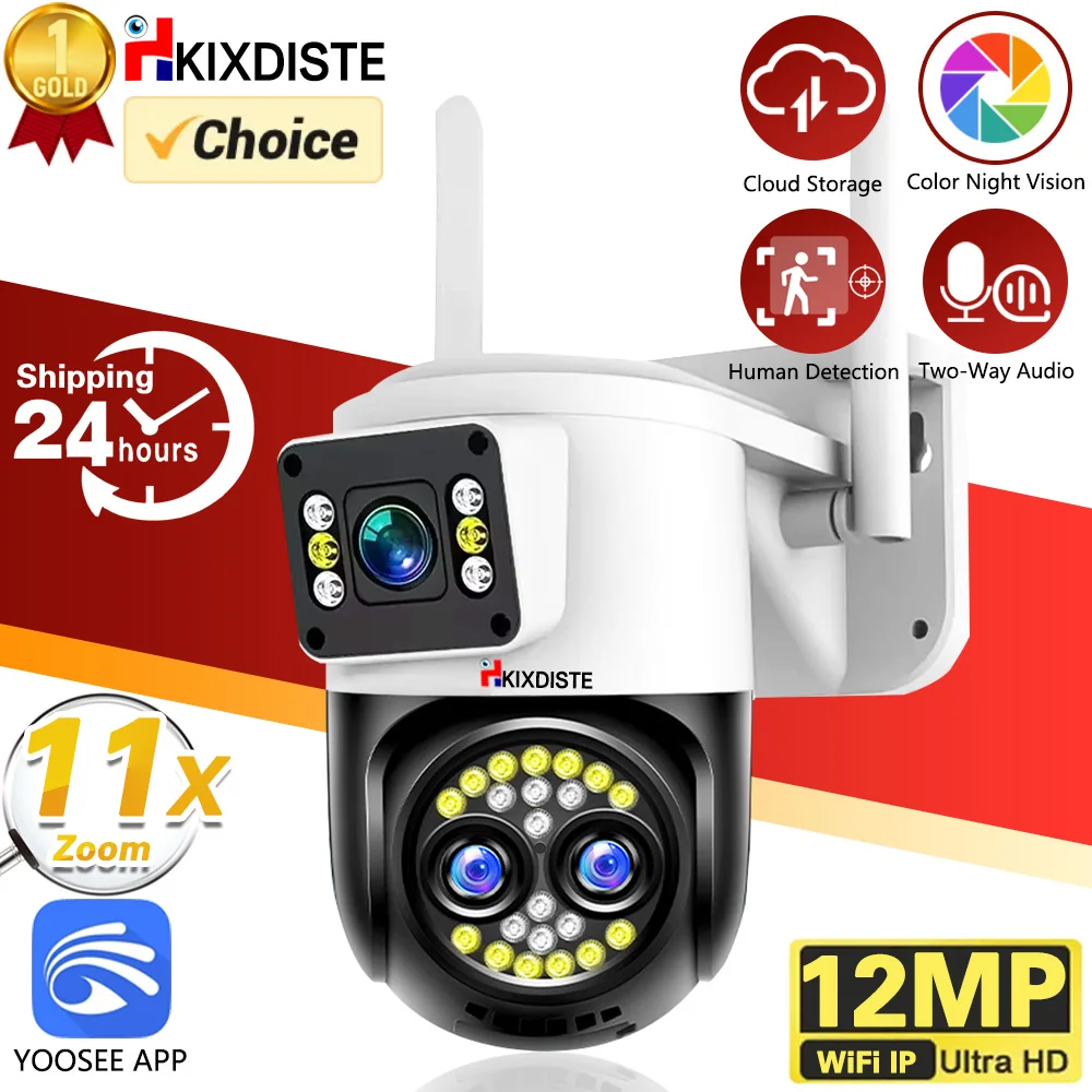 Yoosee-APP-11X-Zoom-Wifi-6K-12MP-HD-PTZ-IP-Camera-Outdoor-Security ...