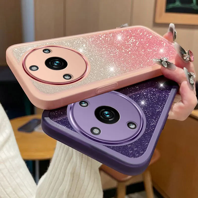 Luxury Case For Realme 11 Pro 5G Phone Cover Shiny Glitter Back Coque ...