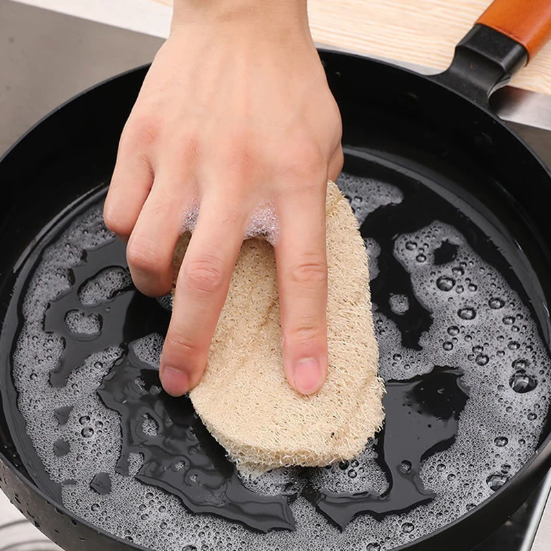 5Pcs-Natural-Luffa-Sponge-Loofah-Dish-Washing-Cloth-Scrub-Pad-Dish-Pot ...