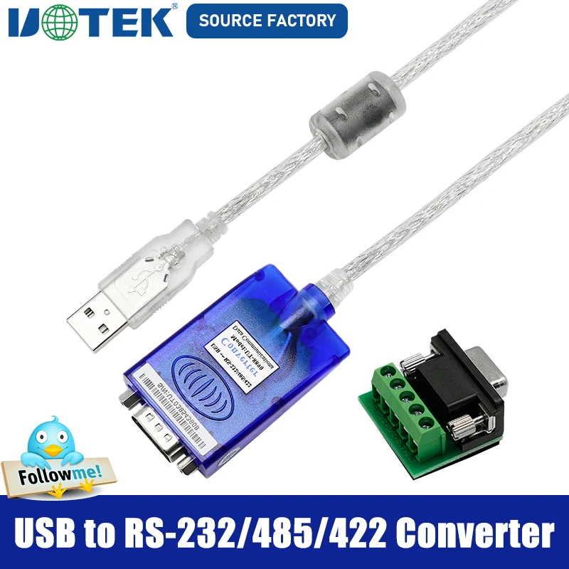 UOTEK-Conector-Serial-DB9-Full-Half-Duplex-Cable-4-2-p-s-USB-para-RS232 ...