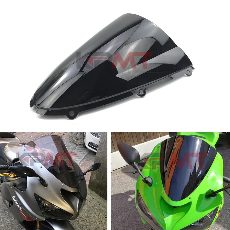 Motorcycle Windscreen For 2005 2006 2007 2008 Kawasaki Ninja 636 ZX6R ...