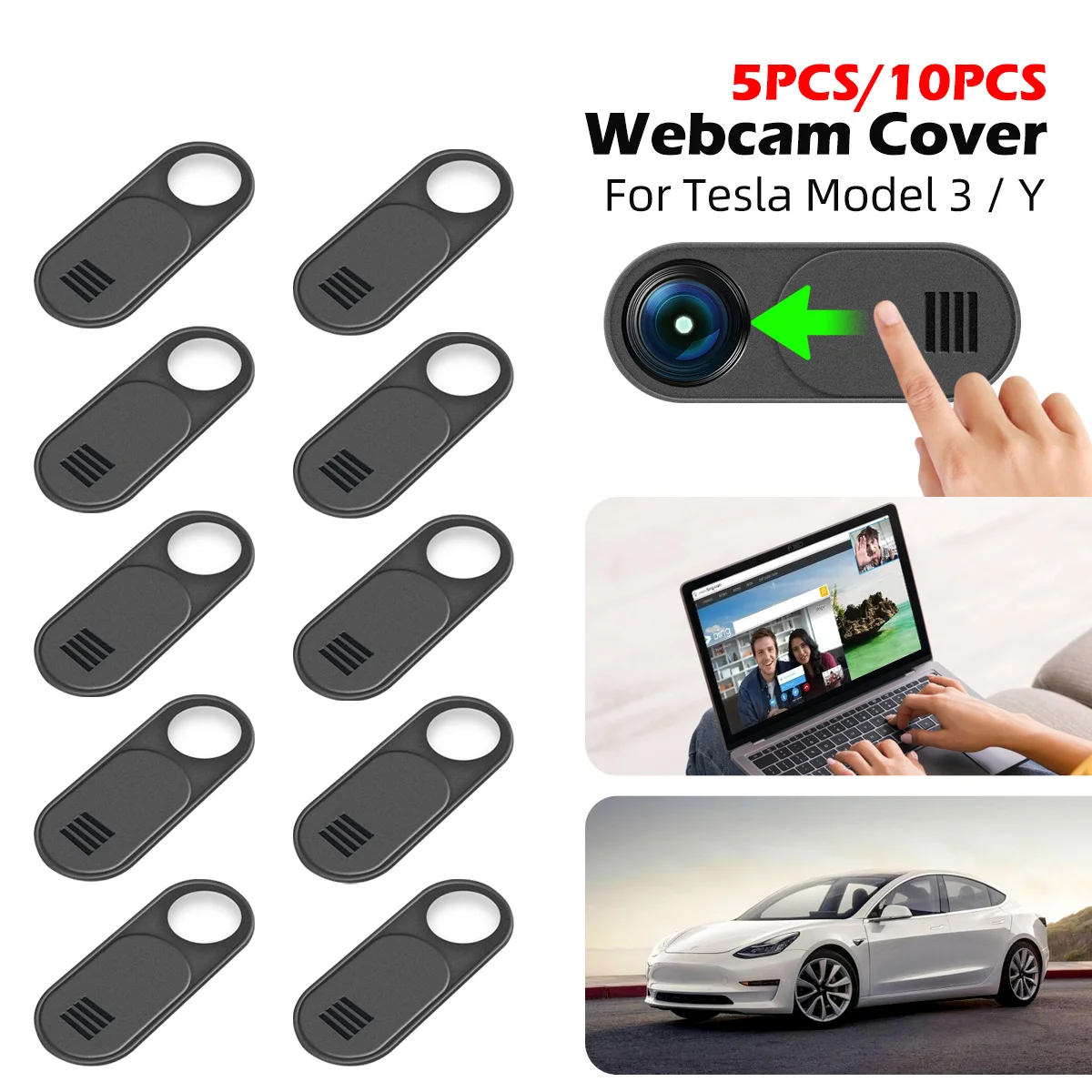 Webcam-Laptop-Cover-Phone-Antispy-Camera-Cover-for-Tesla-Model-3-Y ...