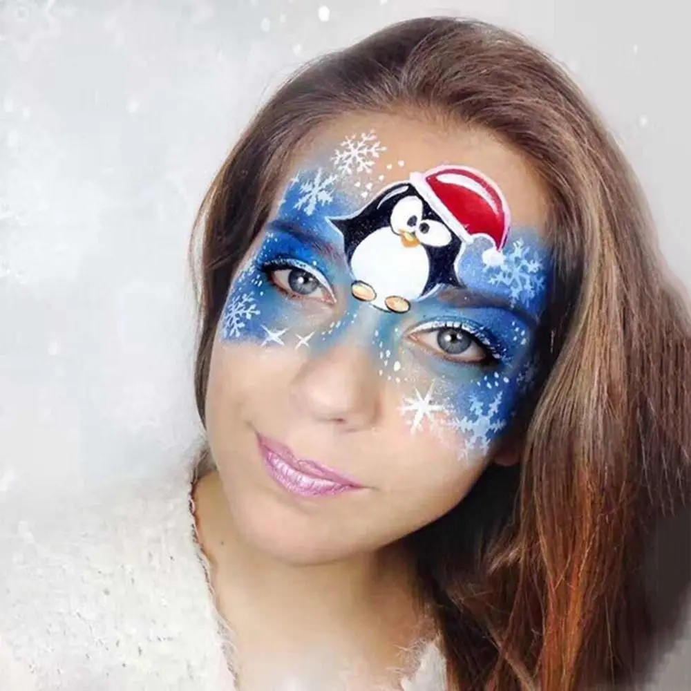 Snowman Face Paint