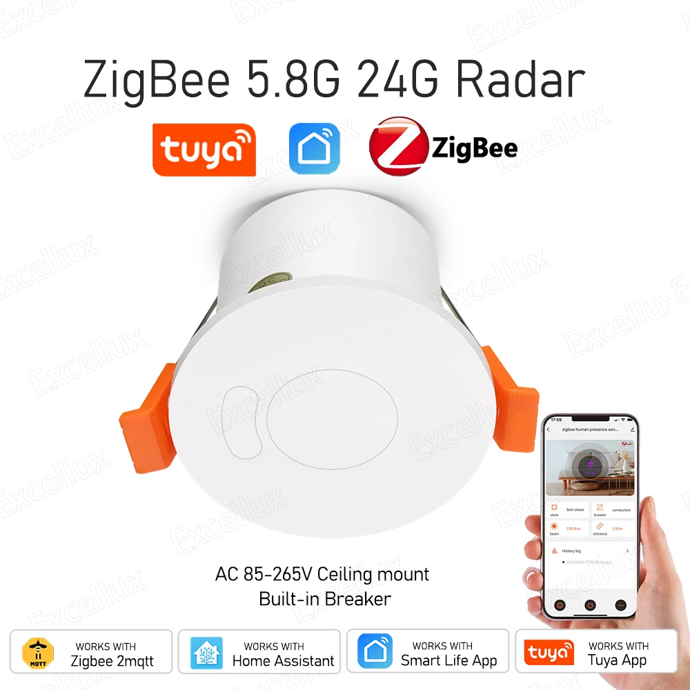 Tuya-ZigBee-Human-Presence-Sensor-Zigbee-MmWave-Radar-Motion-Sensor ...