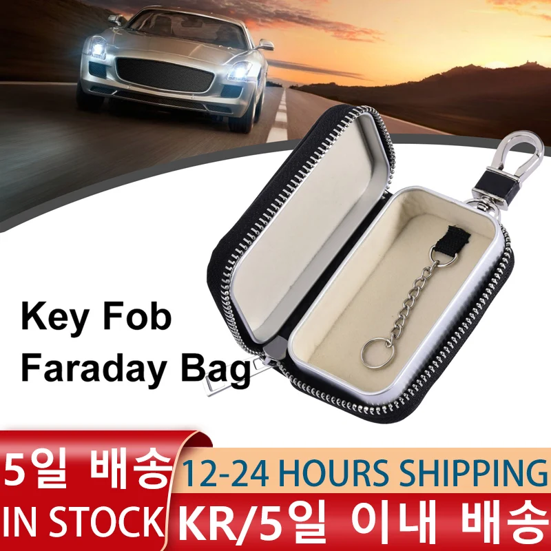 Faraday Bag Anti Theft RFID Key Fob Security Box Signal Blocking Pouch ...