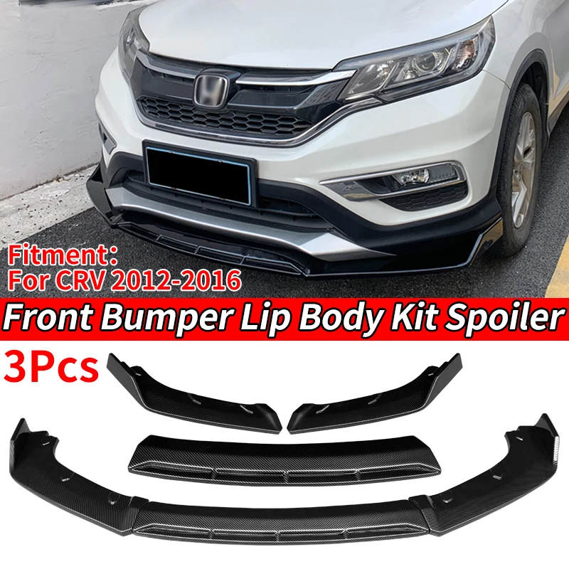 High Quality Car Front Bumper Lip Body Kit Spoiler Chin Plate ABS ...