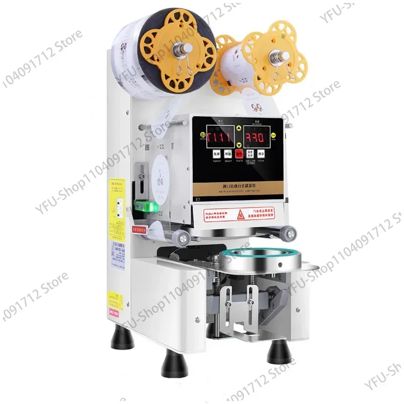 Electric-90-95mm-Automatic-Cup-Sealing-Machine-Cup-Seamer-PP-Cups ...
