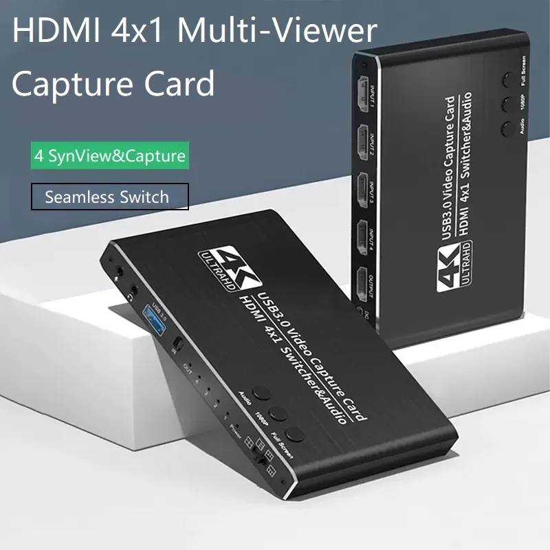USB3-0-Video-Capture-Card-4K-HDMI-1-4-Seamless-4X1-Switcher-Multi ...