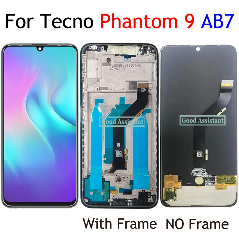 Amoled-TFT-Black-6-39-Inch-For-Tecno-Phantom-9-AB7-LCD-Display-Touch ...