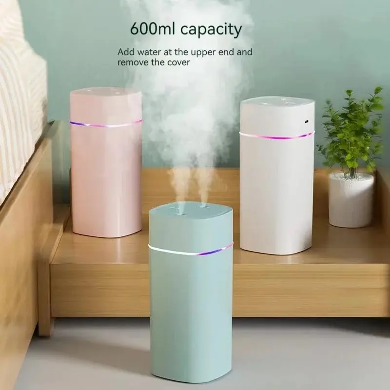 USB-Air-Humidifier-with-Double-Spray-Port-Essential-Oil-Aromatherapy ...