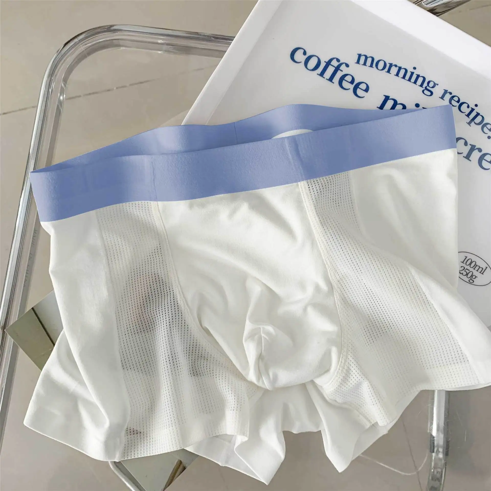 Summer-Convex-Pouch-Underwear-Men-Ice-Silk-Boxers-Shorts-Thin-Seamless ...