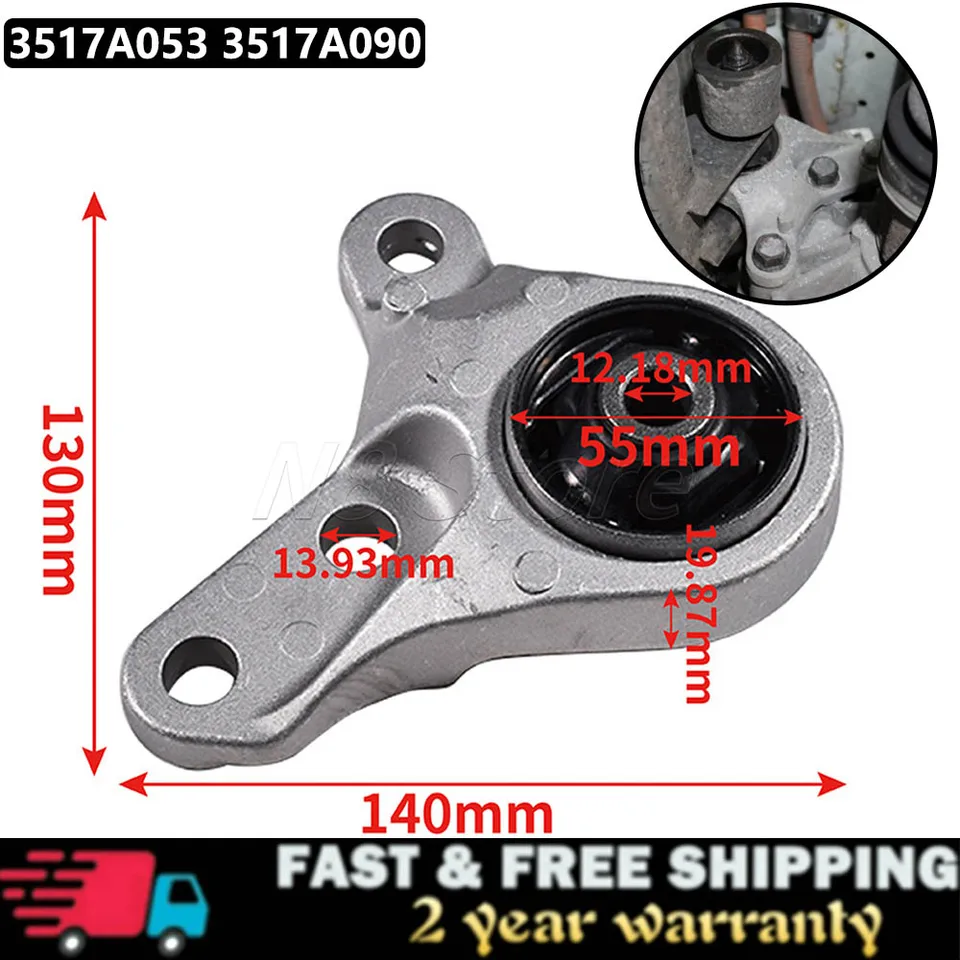 For Mitsubishi Outlander PHEV Rear Differential Mount Bracket 3517A053 ...