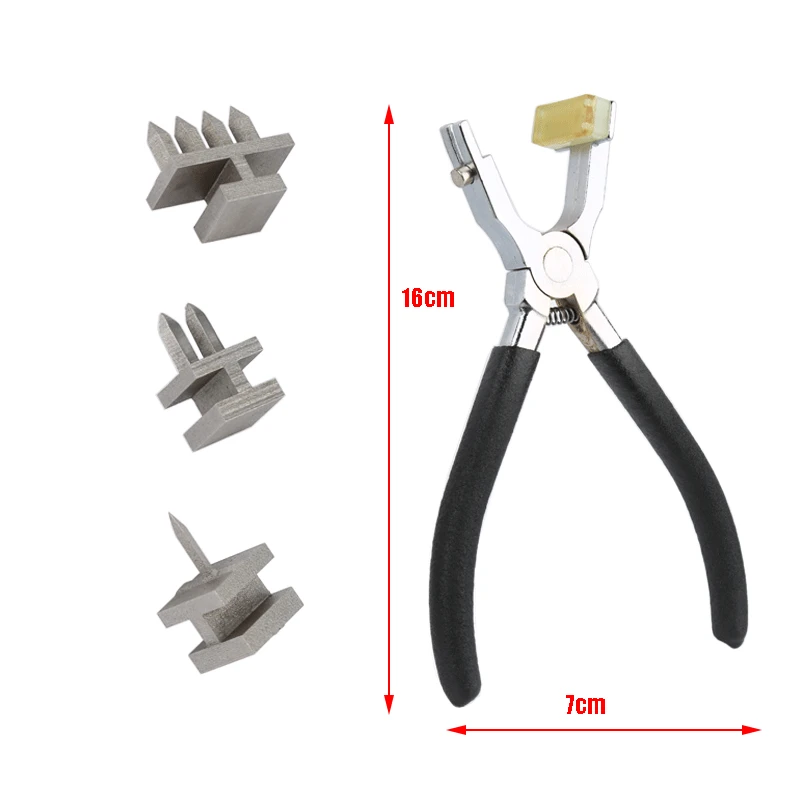 Leather-Craft-Hole-Punch-Tools-Hand-Held-Silent-Pliers-Diamond-Sewing ...