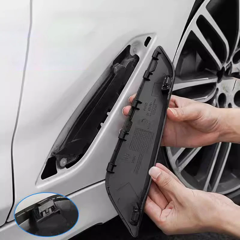 For-BMW-G30-G38-Carbon-Fiber-Car-Side-Wing-Air-Flow-Fender-Grill-Outlet ...