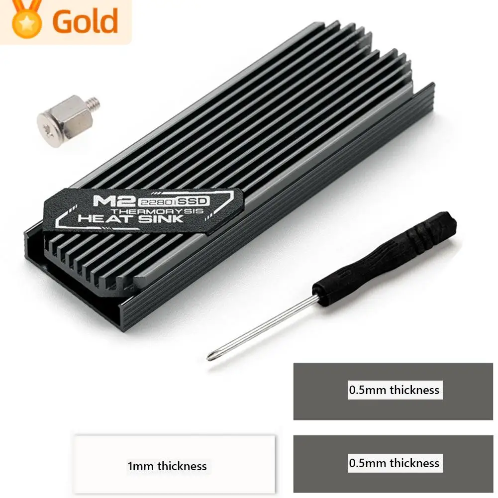M-2-SSD-NVMe-Heat-Sink-heatsink-M2-2280-SSD-Hard-Disk-Aluminum-Heat ...