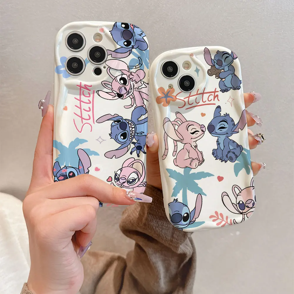 Funny-Cute-Stitch-Disney-3D-Wave-Bracket-Case-For-iPhone-16-15-14-13-12 ...