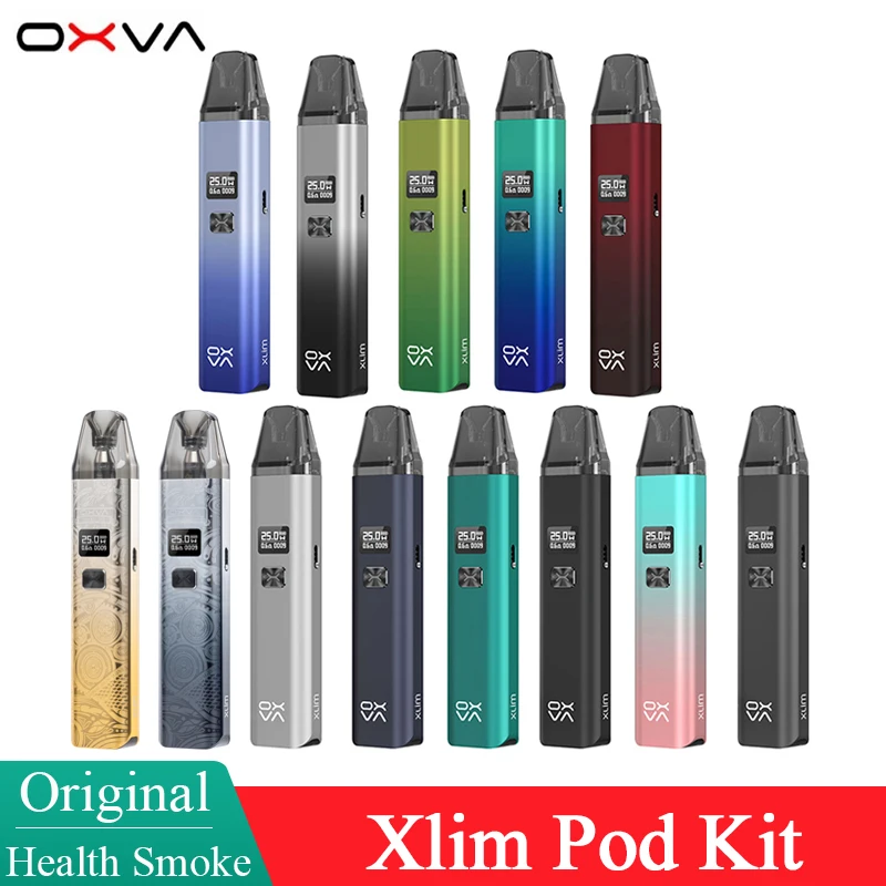 Original OXVA Xlim Kit 900mAh battery 25W Vape 0.6ohm Pod Cartridge 2ml ...