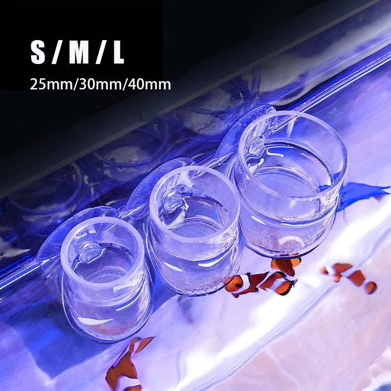 S-M-L-Clear-Arcylic-Fish-Feeder-Anti-drift-Shrimp-Egg-Fish-Food-Feeding ...