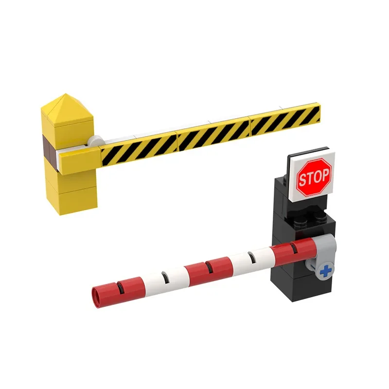 MOC Block parts Package City Rail Rail rail aisle guardrail Parking ...