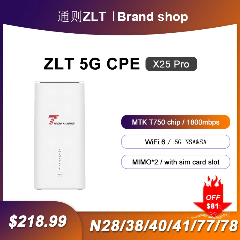 Unlocked-ZLT-X25-PRO-Wireless-Router-NSA-SA-Mesh-WiFi-Dual-Band-Gigabit ...