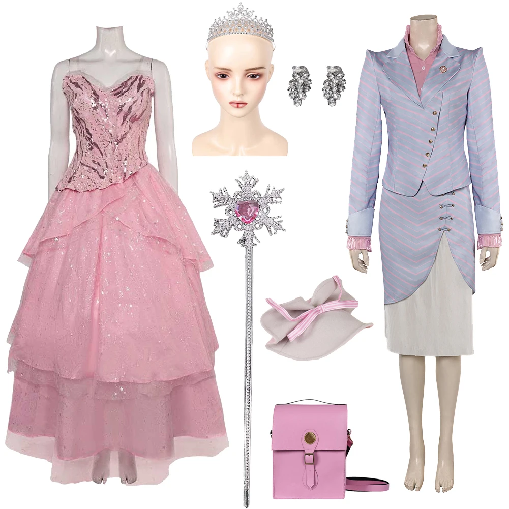 Glinda-Cosplay-de-bruja-para-ni-as-y-mujeres-disfraz-de-fantas-a ...
