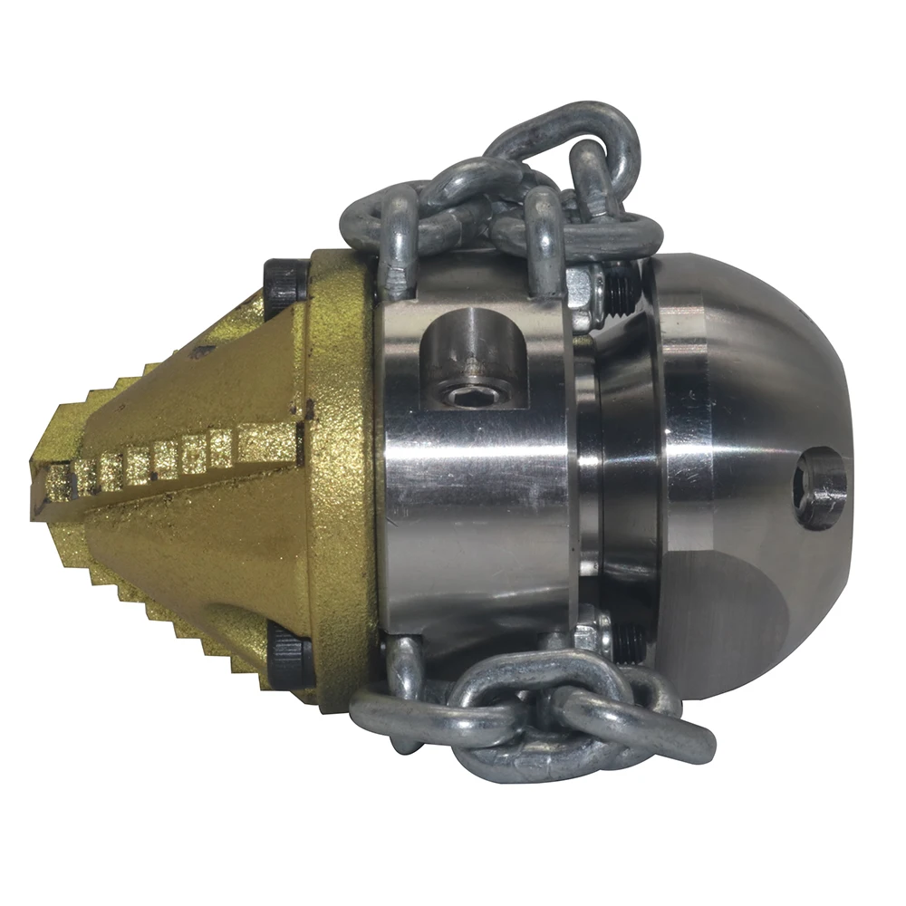 High-pressure-pipeline-dredging-cleaning-diamond-nozzle-Rope-Chain ...