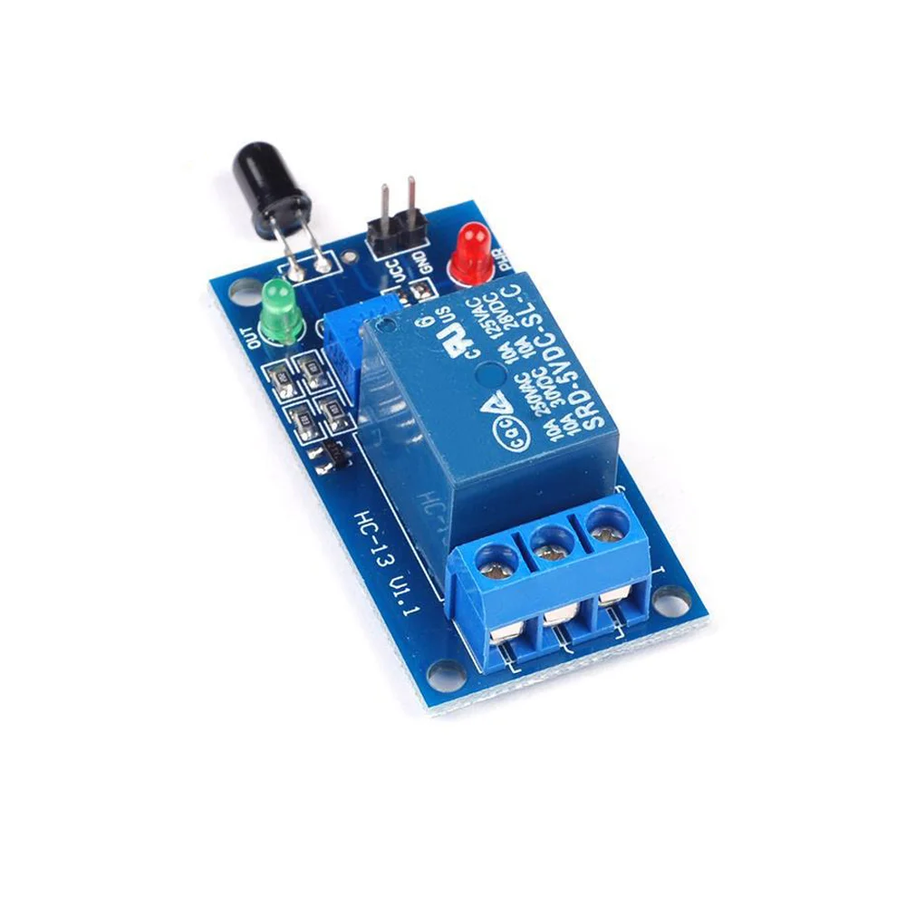 2PCS-1-Channel-5V-12V-Flame-Detection-Sensor-Module-Fire-Alarm-Sensor ...