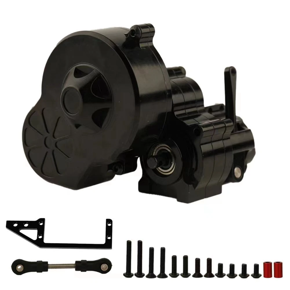 Metal-Complete-Gearbox-Transmission-Box-with-Dig-Gear-1-Speed-for-1-10 ...