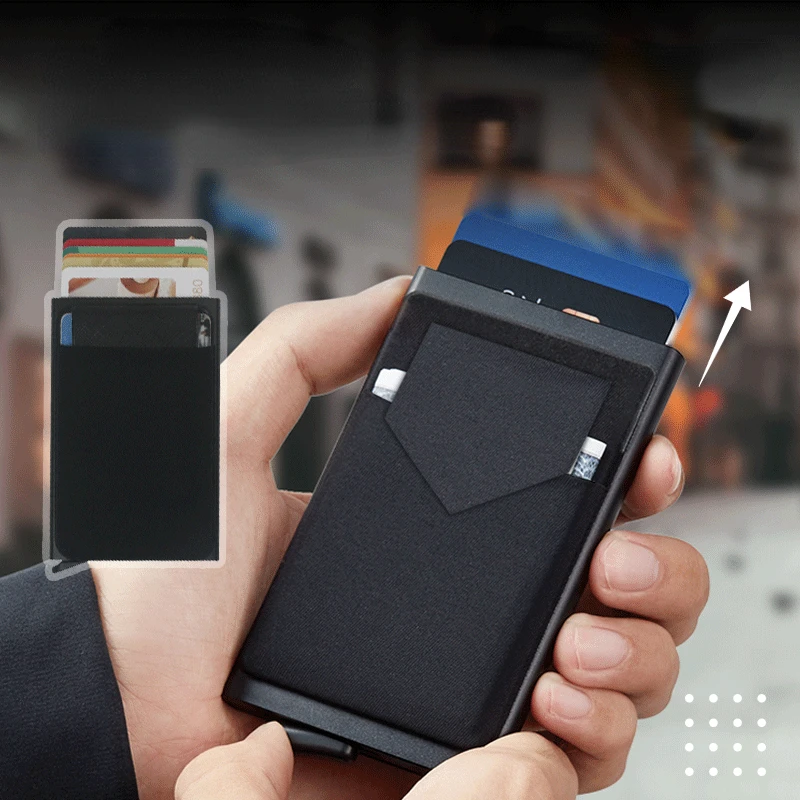 Pop-Up-Id-RFID-Card-Male-Wallet-Mini-Package-Aluminum-Metal-Protective ...