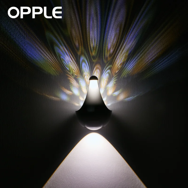 OPPLE-Peacock-Wall-Light-5-7W-220V-Home-Decoration-Dimmable-Night-Lamp ...
