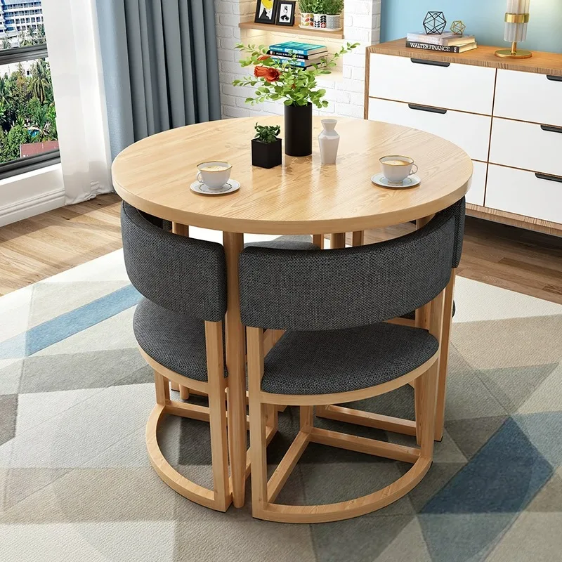 Simple and easy to store, reception, negotiation, table and chair ...