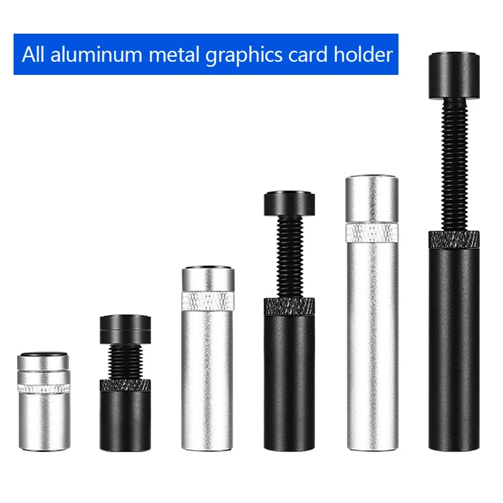 Aluminum GPU Holder Vertical Telescopic Rotating Stand Magnetic Bracket ...
