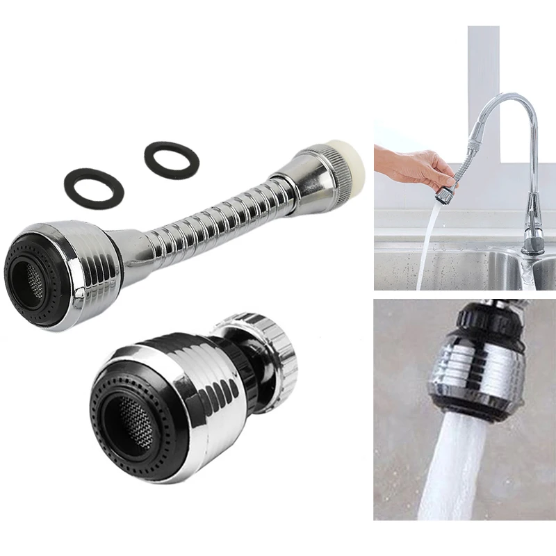 Swivel Faucet Aerator Adjustable Dual Mode Sprayer Filter Diffuser Dual ...