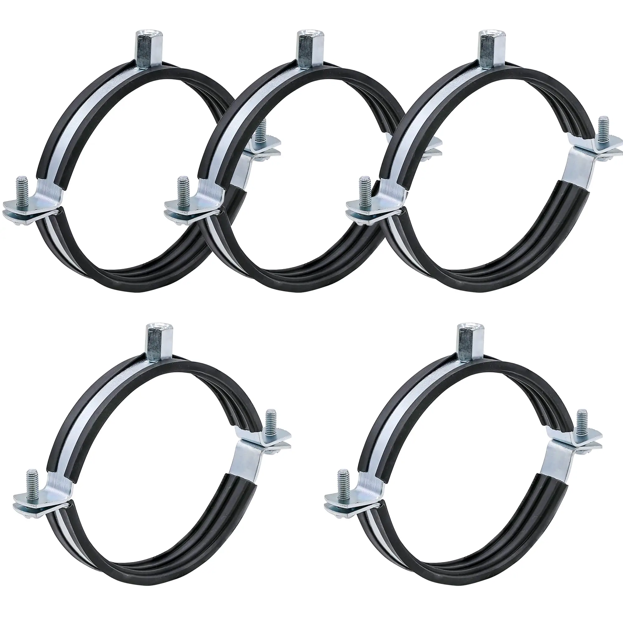 5Pcs-Heavy-Duty-Pipe-Clamp-Bracket-Wall-Ceiling-Mount-Pipe-Support-Hoop ...