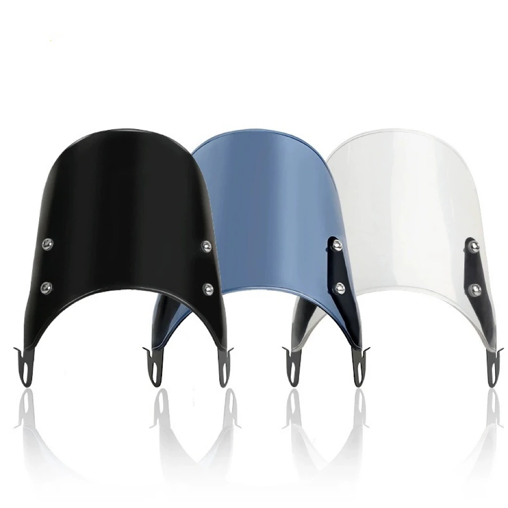 motorcycles motorrad windschild parabrisas para moto cafe racer 5-7 ...