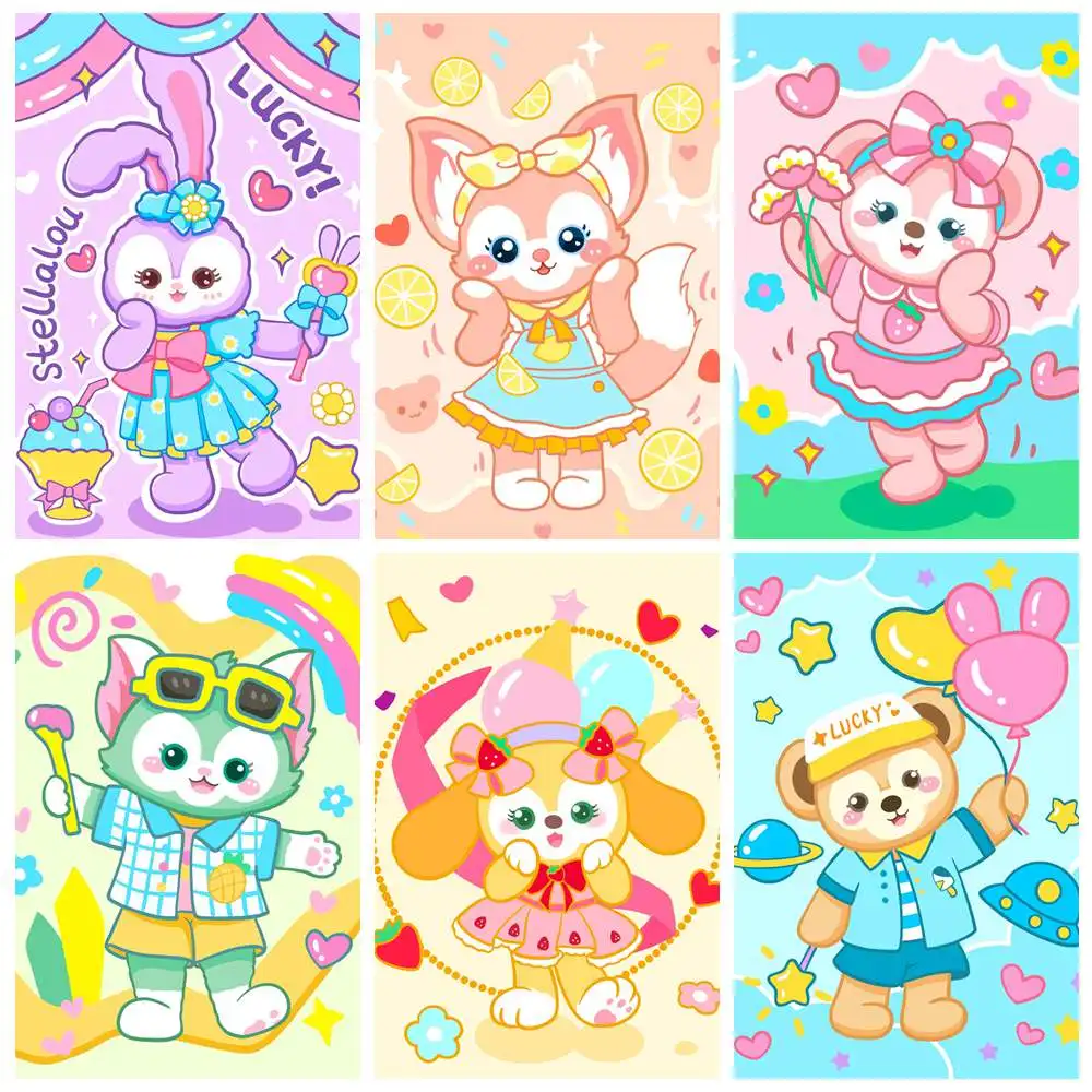 Disney-Diamond-Painting-New-2024-LinaBell-Mosaic-StellaLou-Cartoon ...