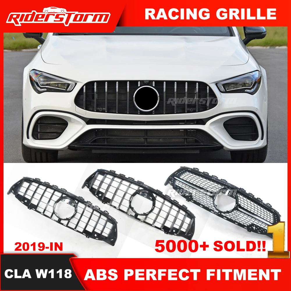 2020+ Gt Grille For Cla W118 Gt Grille Front Cla35 Grill For Cla200 ...