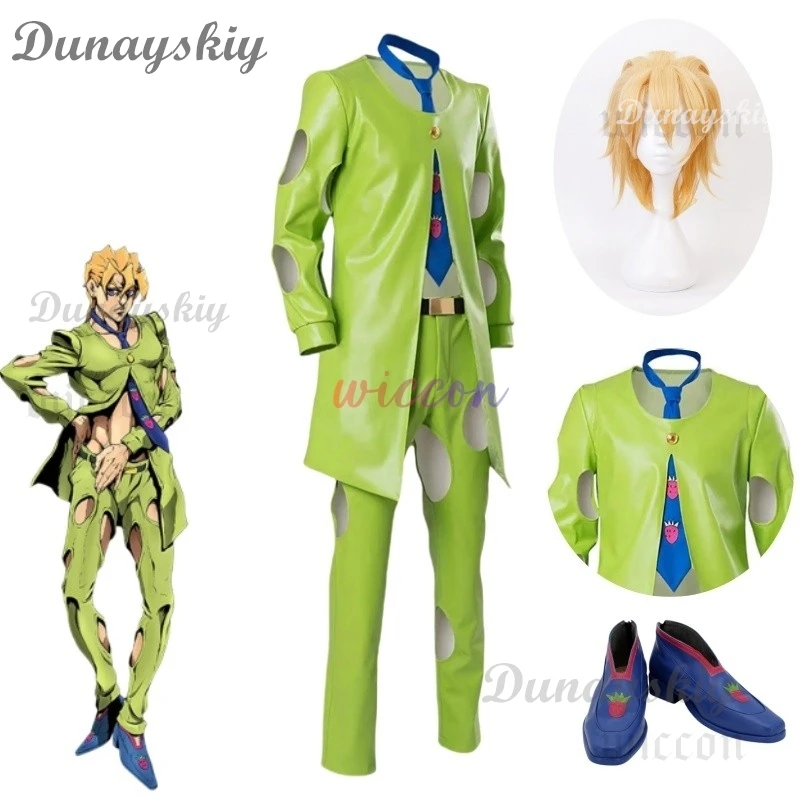 Pannacotta Fugo Cosplay JoJo Bizarre Adventure Pannacotta Fugo Leather ...