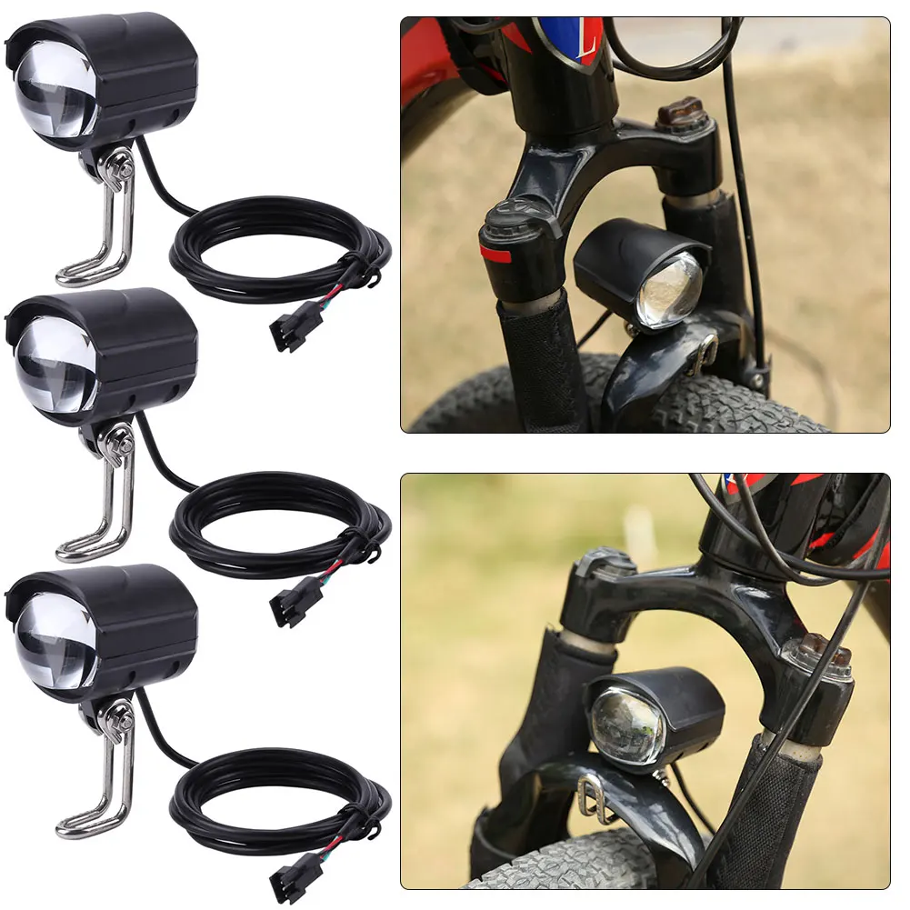 36V-60V-48-80V-E-Bike-Horn-Light-Electric-Scooter-LED-Headlight-5W ...