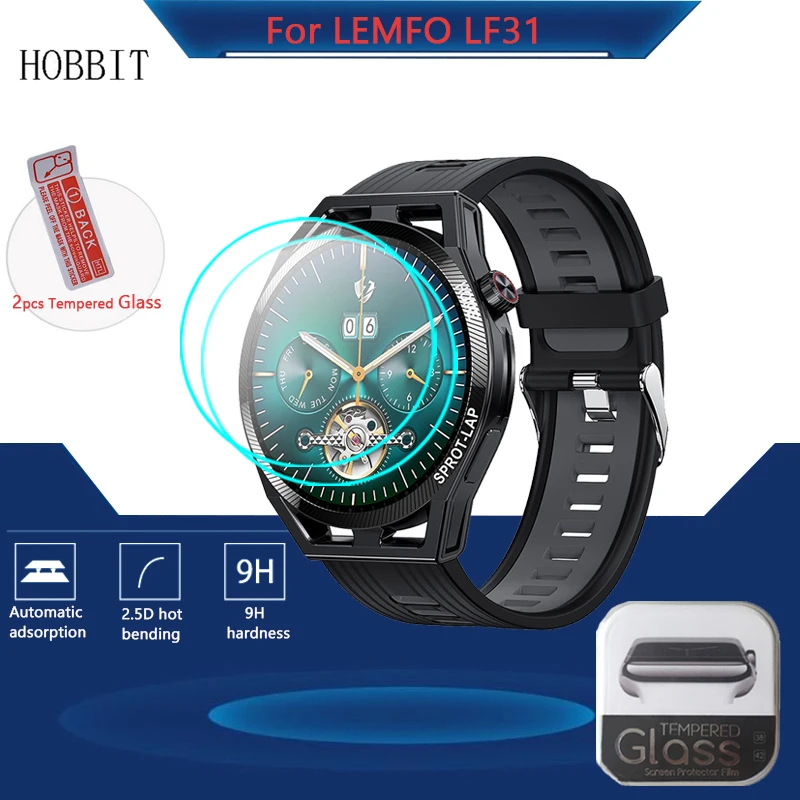 LEMFO Protector de pantalla de vidrio templado 9H para SmartWatch ...