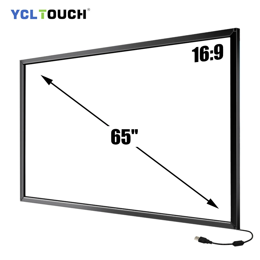 YCLTOUCH-65-inch-infrared-sensor-usb-Plug-and-play-multi-touch-infrared ...