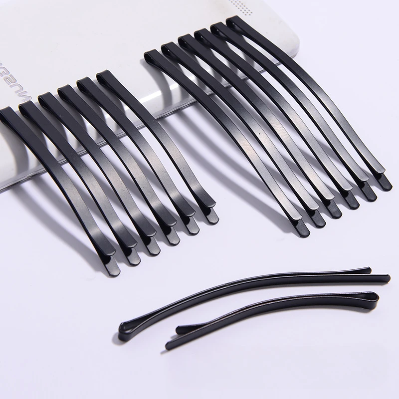 5-10pc-Black-6-5-8-5CM-Clip-Hair-Clip-Hairpin-Korean-Simple-Black-Wire ...